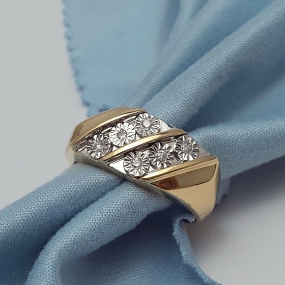 Unbranded | Accessories | Amazing K Karat Solid Two Tone Multi Color ...